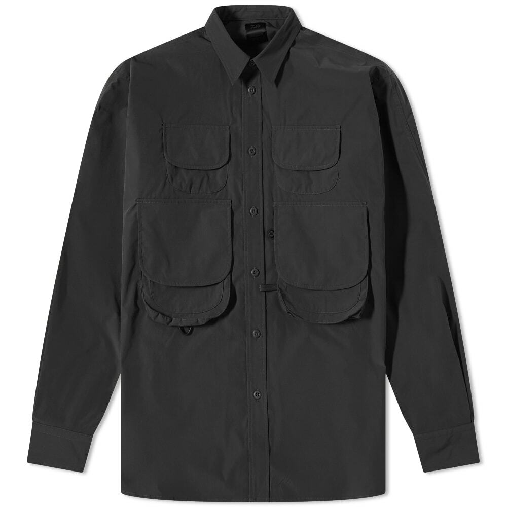 DAIWA Men's Tech Angler Overshirt in Black DAIWA