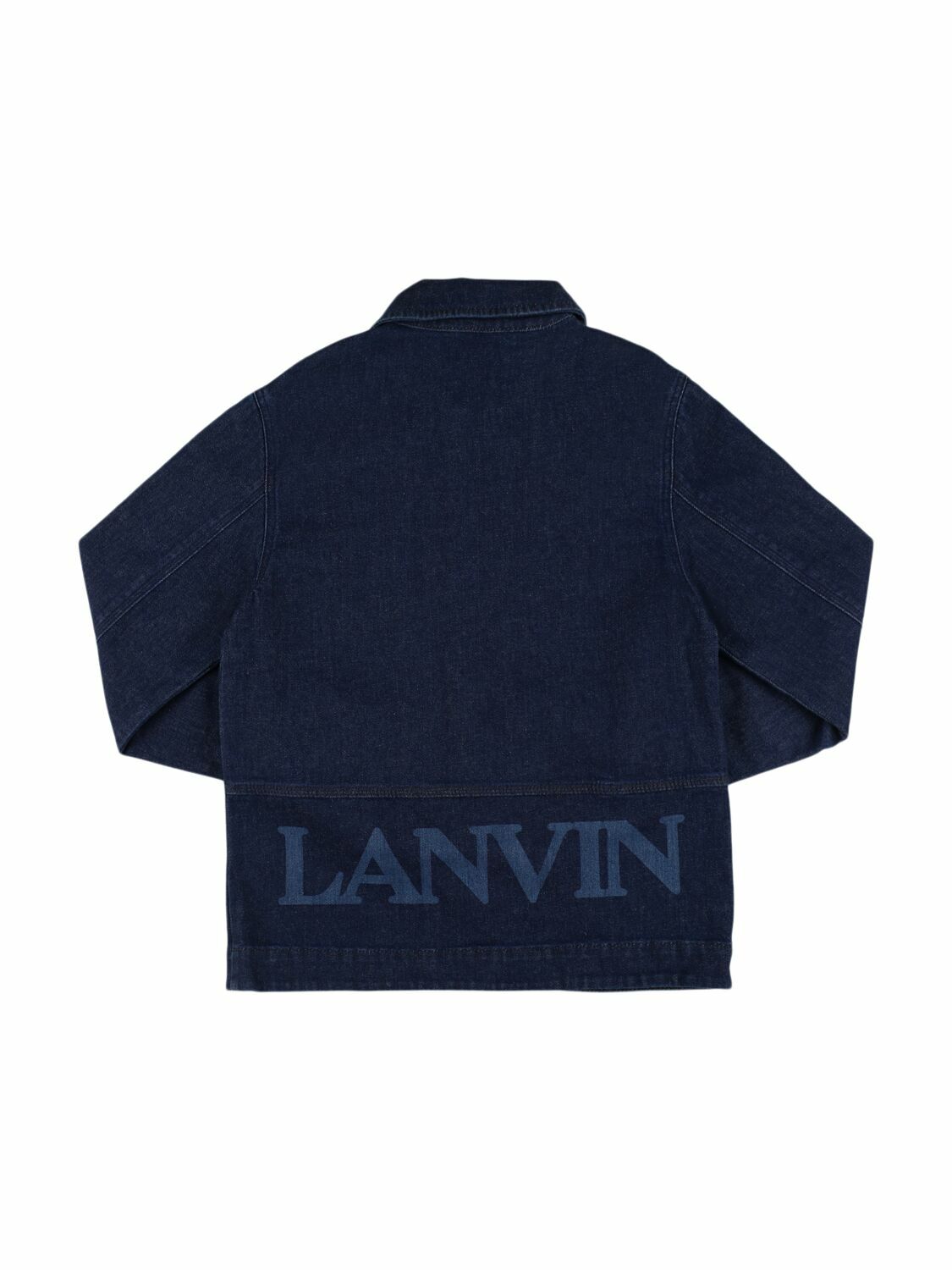 LANVIN Cotton Blend Denim Shirt Lanvin