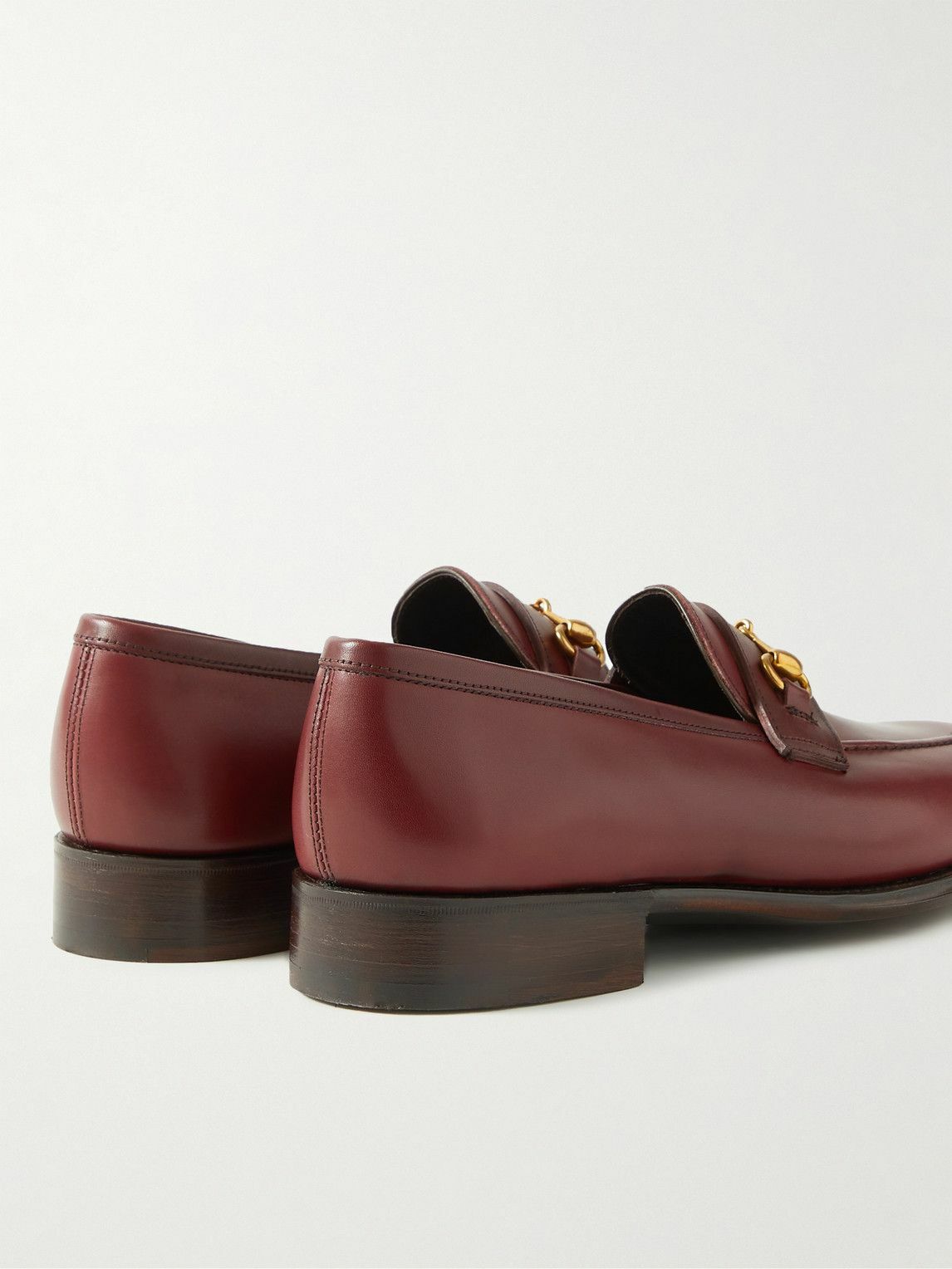 George Cleverley - Colony Horsebit Leather Loafers - Burgundy George ...