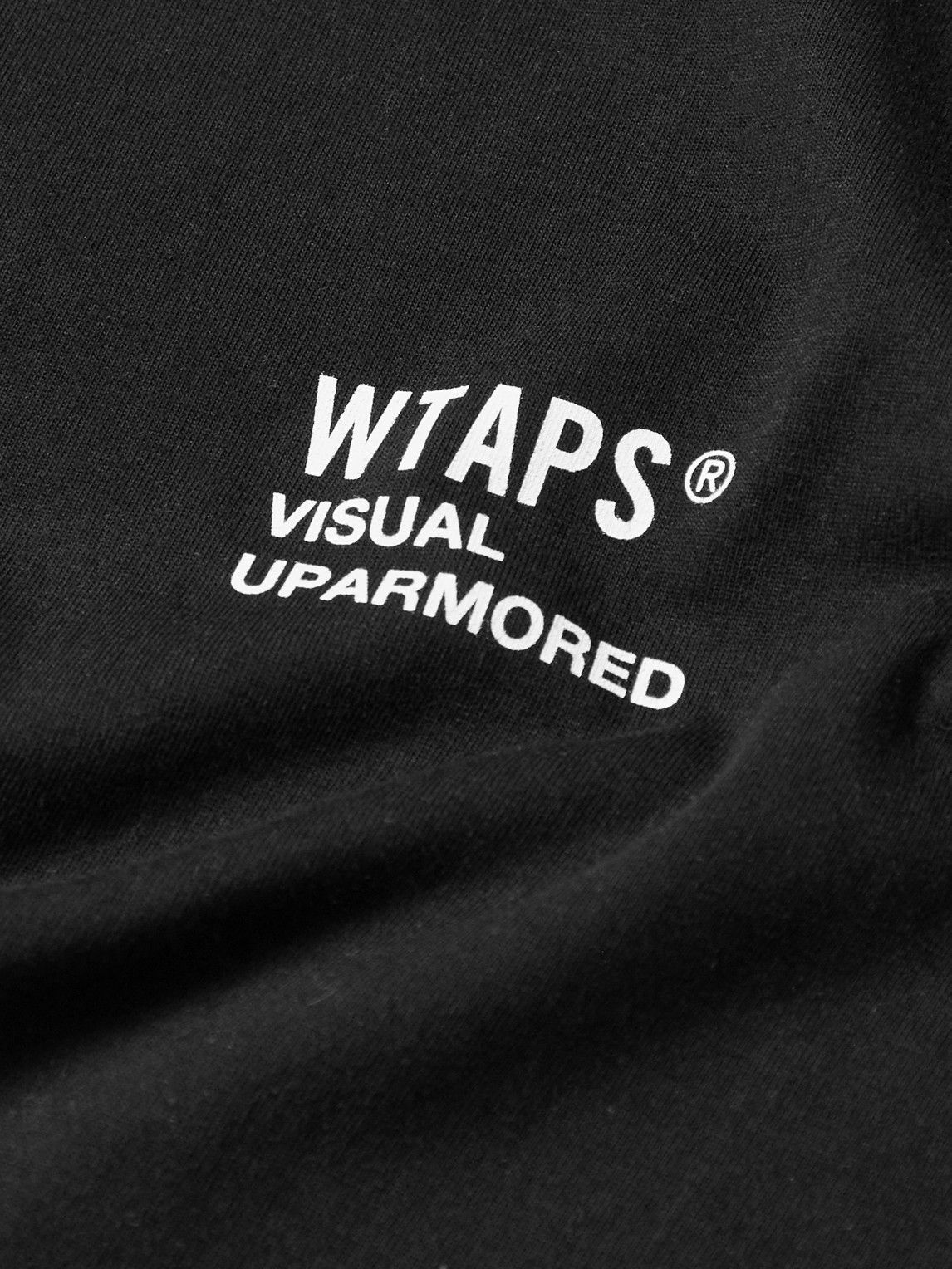 WTAPS - Logo-Print Cotton-Jersey T-Shirt - Black WTAPS