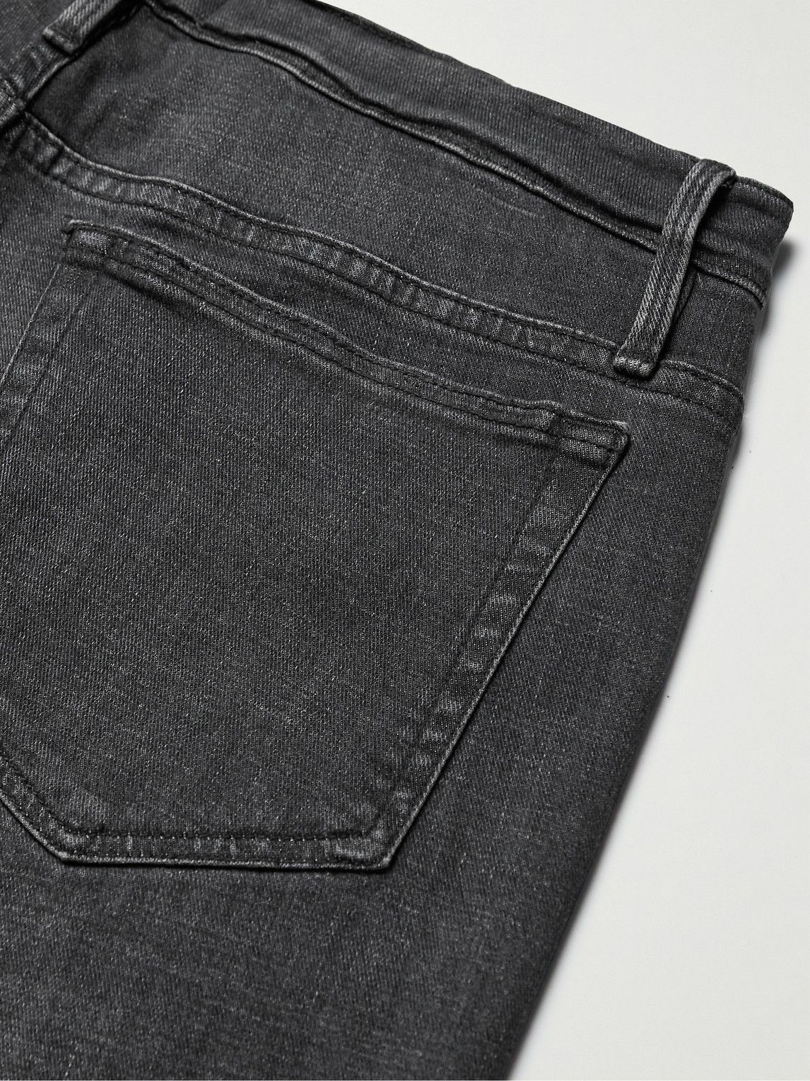 FRAME - L'Homme Slim-Fit Jeans - Black Frame Denim