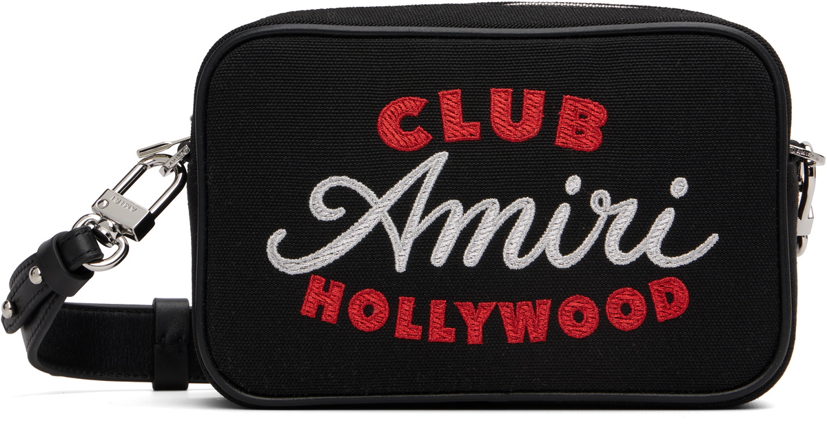 AMIRI Black 'Club AMIRI' Camera Bag Amiri