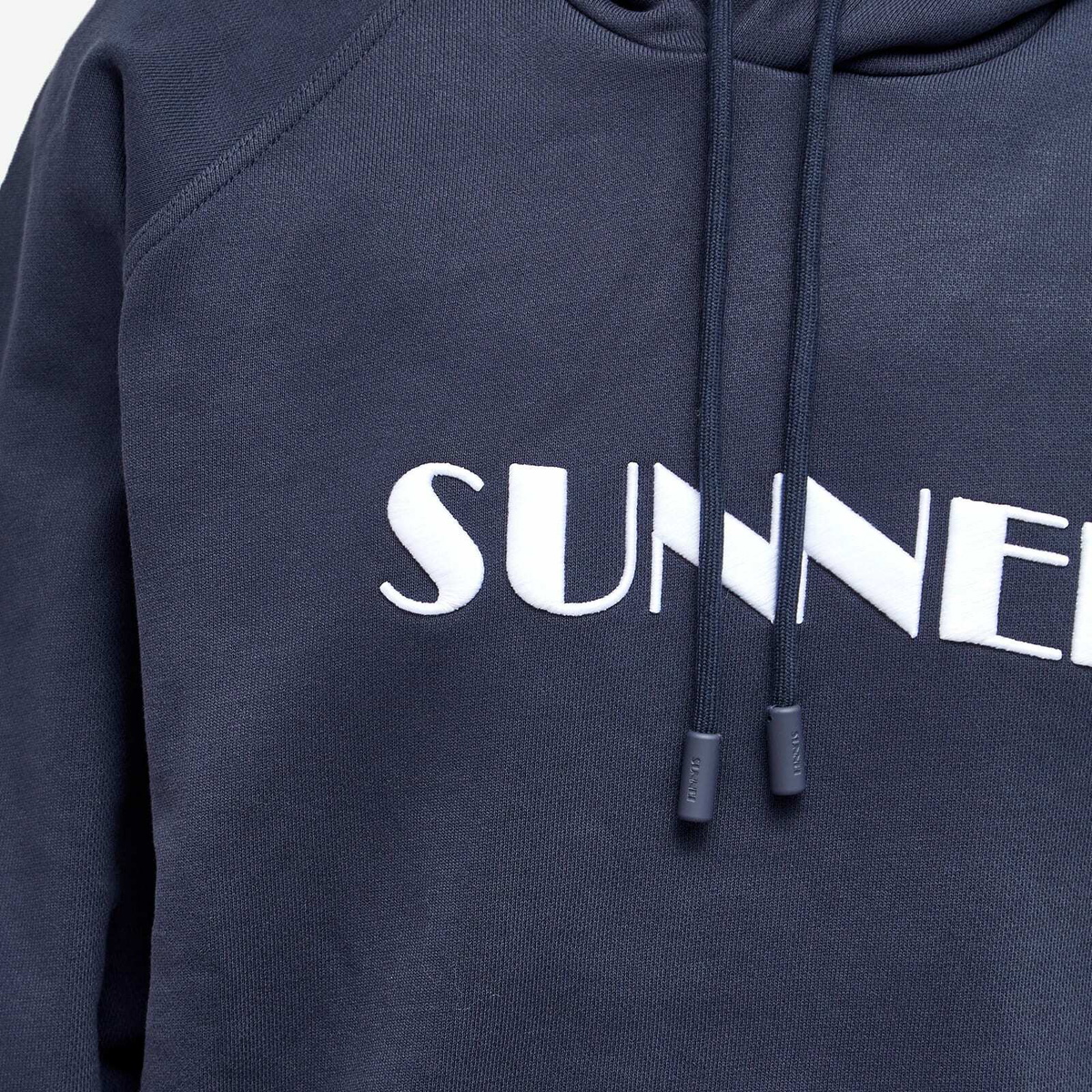 Sunnei Women's Big Logo Embroidered Hoodie in Carbon Sunnei