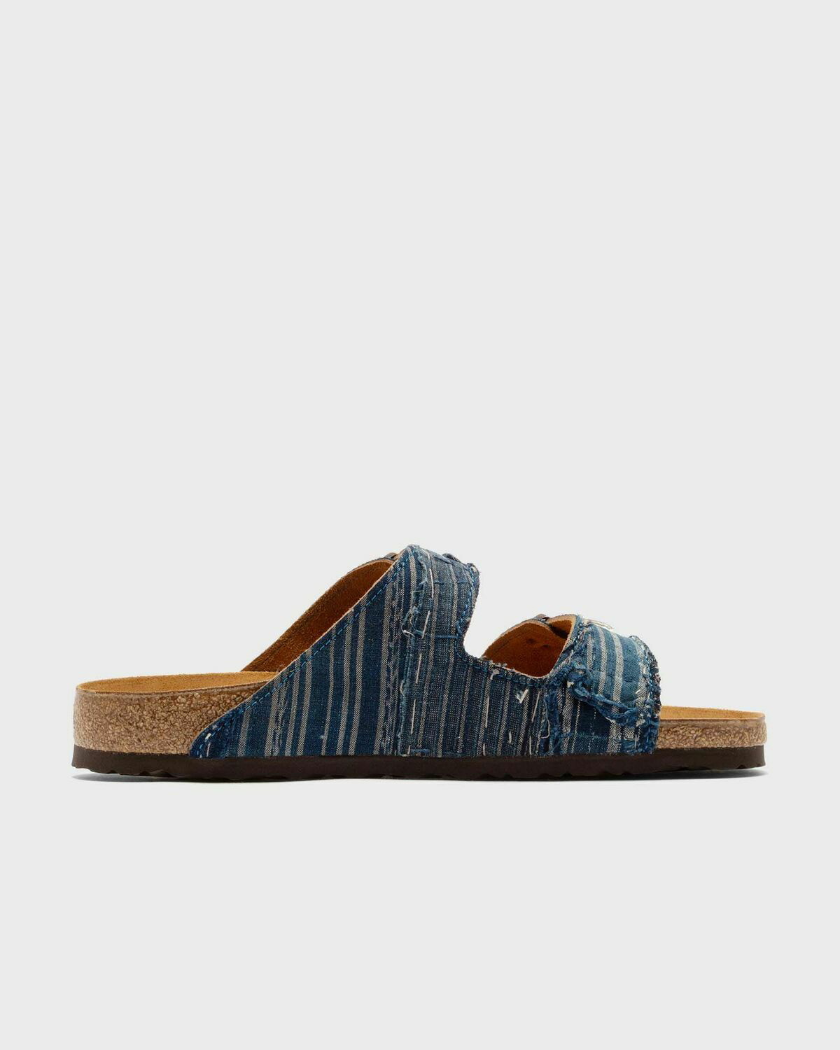 Birkenstock Arizona Boro Tex Blue Sandals & Slides Birkenstock