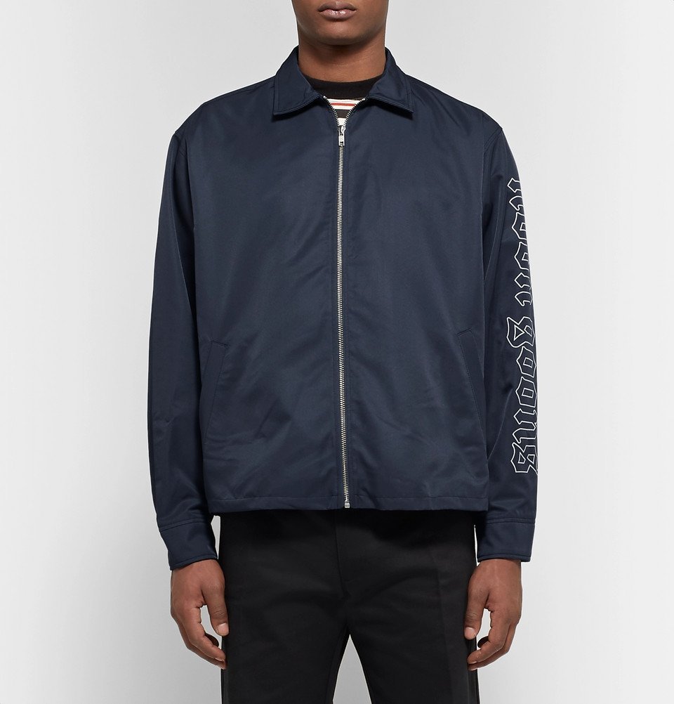 Noon Goons - Logo-Print Shell Jacket - Navy Noon Goons