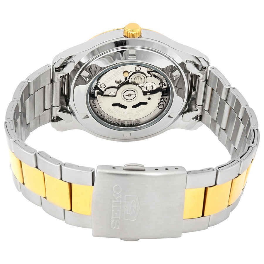 Seiko Series 5 Automatic White Dial Two-tone Mens Watch SNKP14K1S Seiko