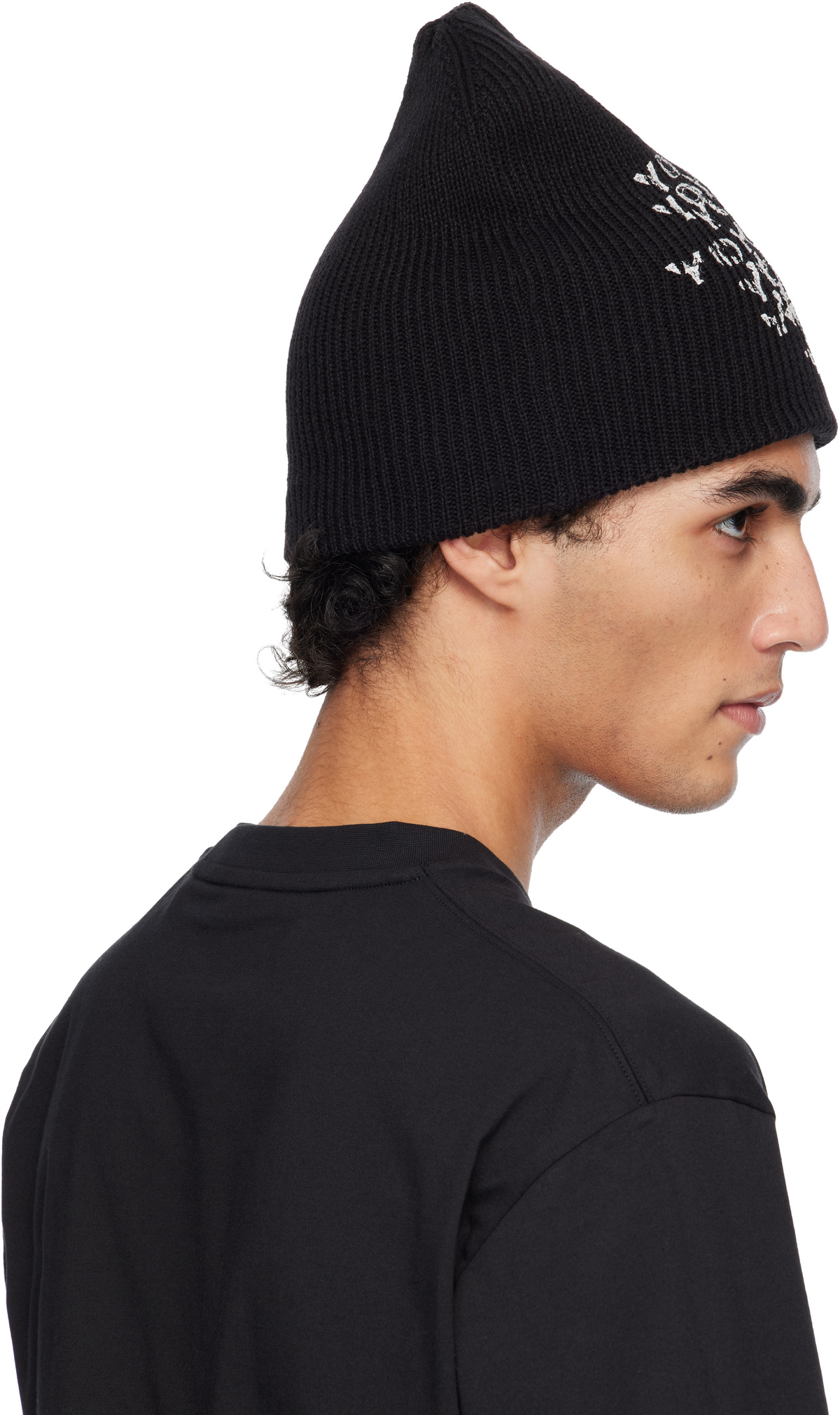 Y-3 Black Merch Beanie Y-3