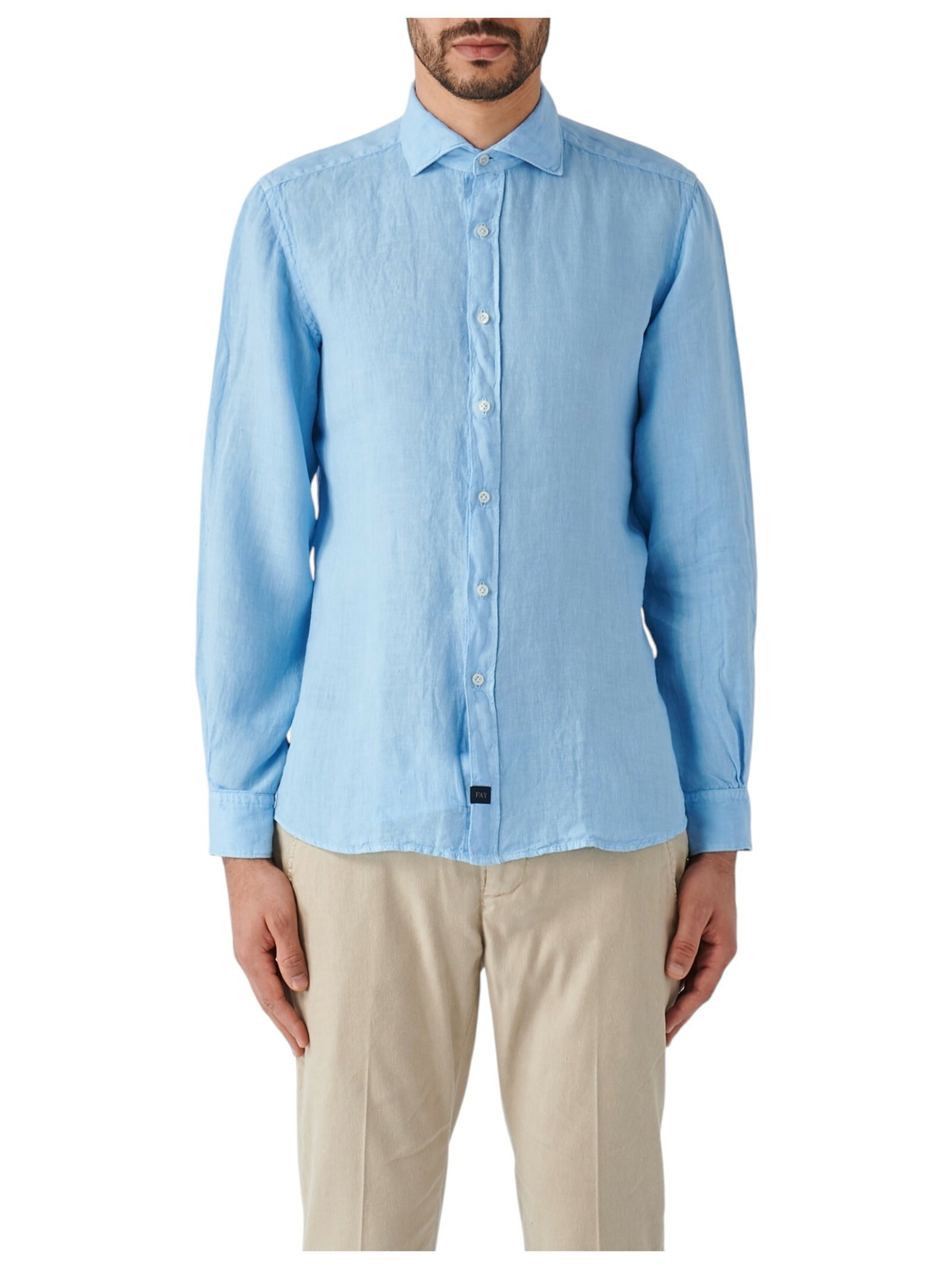 Fay Camicia Collo Francese Tinto Capo Shirt Fay