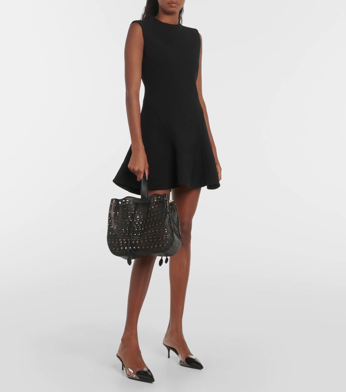 Alaïa Rose Marie 28 Vienne leather tote bag ALAÏA