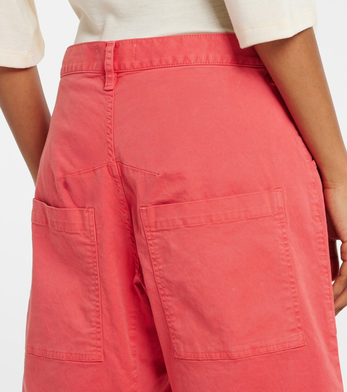Nili Lotan Shon cotton barrel-leg pants Nili Lotan