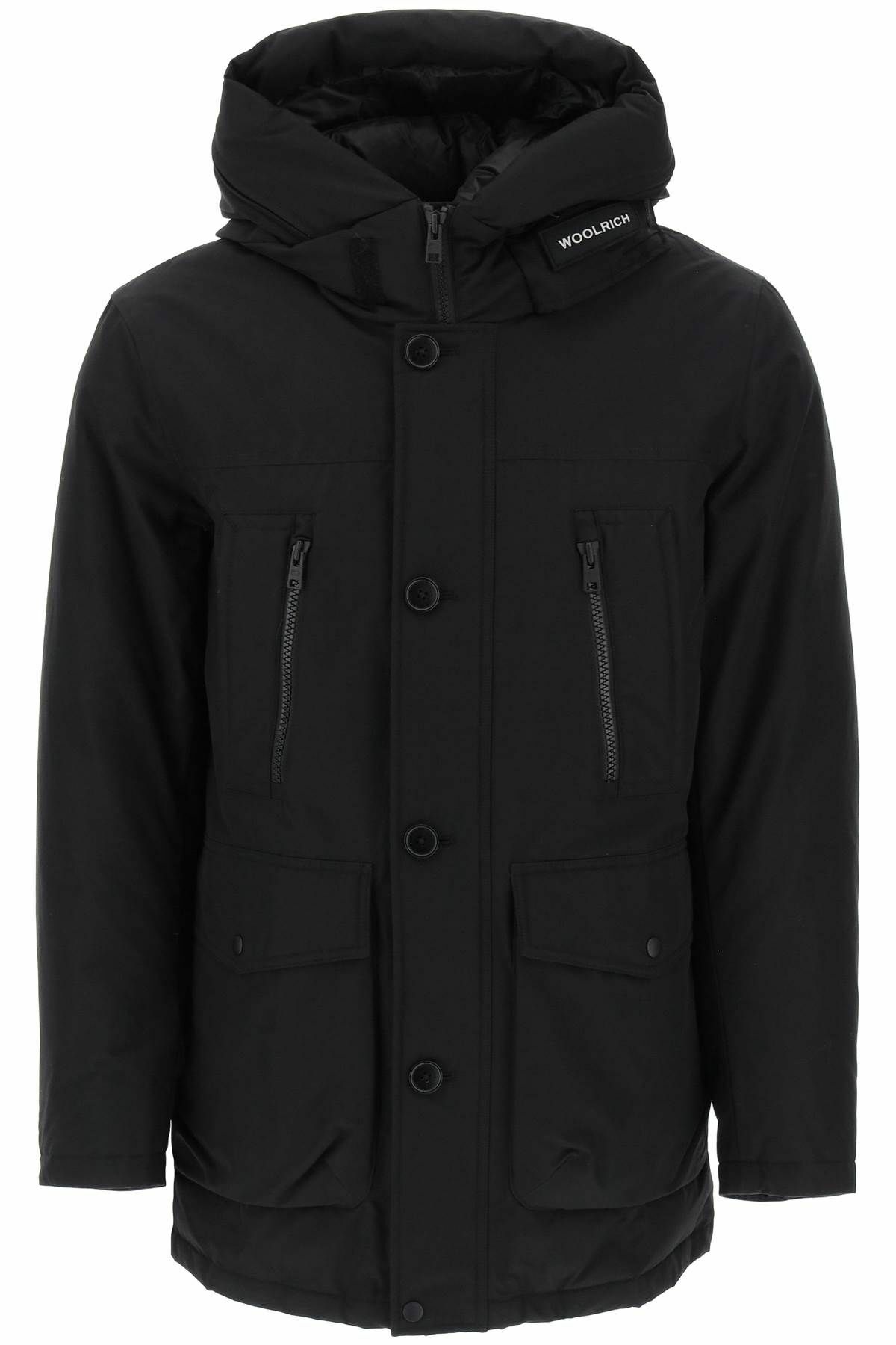 WOOLRICH 'arctic' parka in ramar fabric Black Woolrich