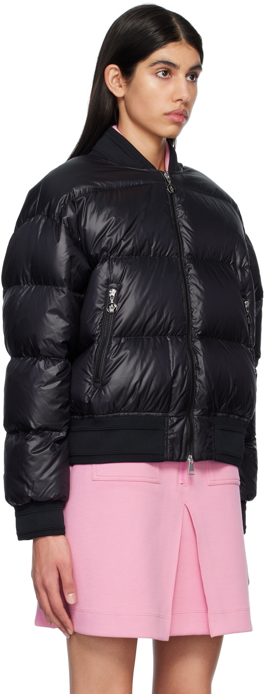 Moncler Black Merlat Down Bomber Jacket Moncler