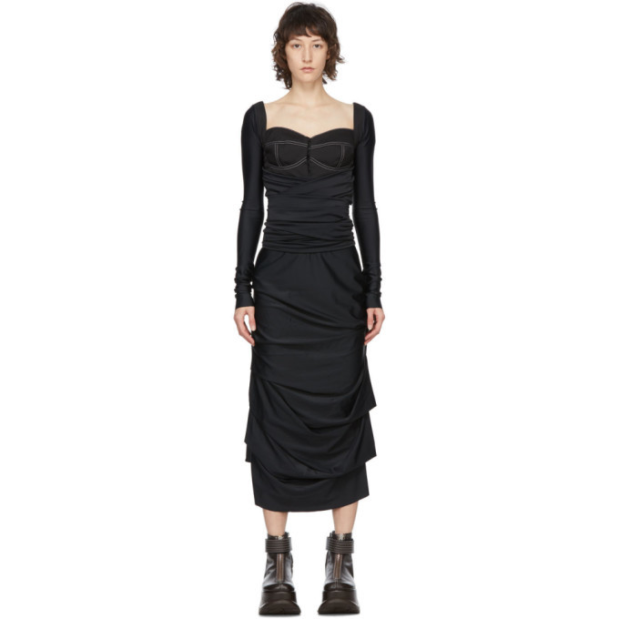 Sunnei Black Band Dress Sunnei
