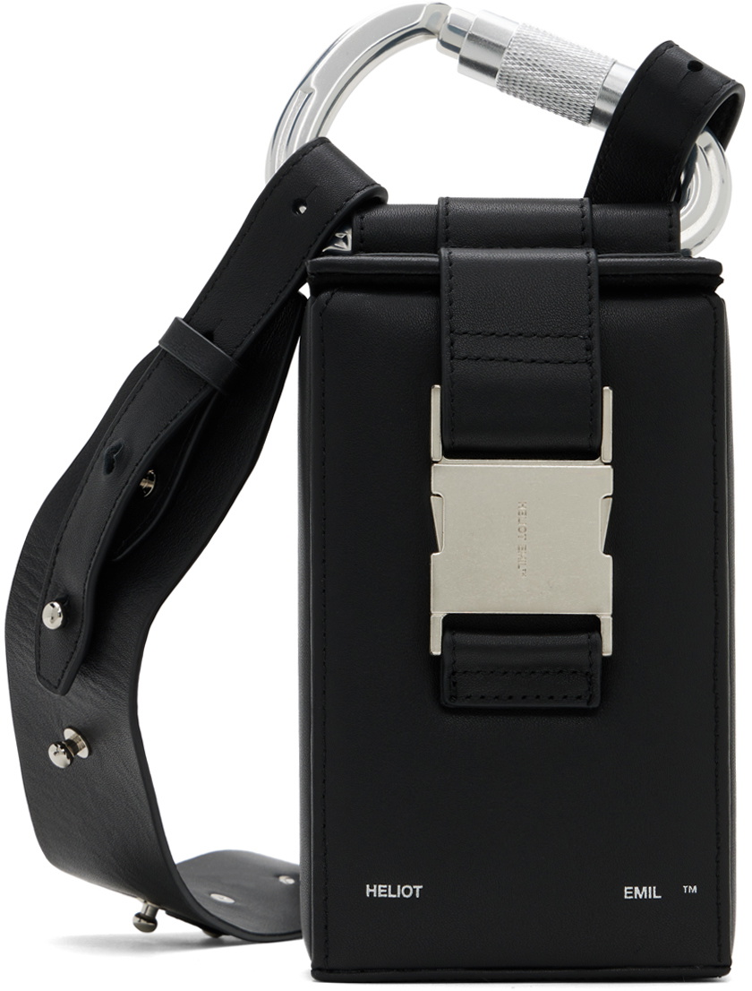 HELIOT EMIL Black Phone Sling Bag Heliot Emil