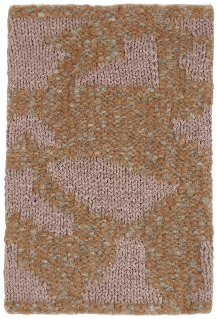 Eckhaus Latta Multicolor Terrain Snood Neck Warmer Eckhaus Latta