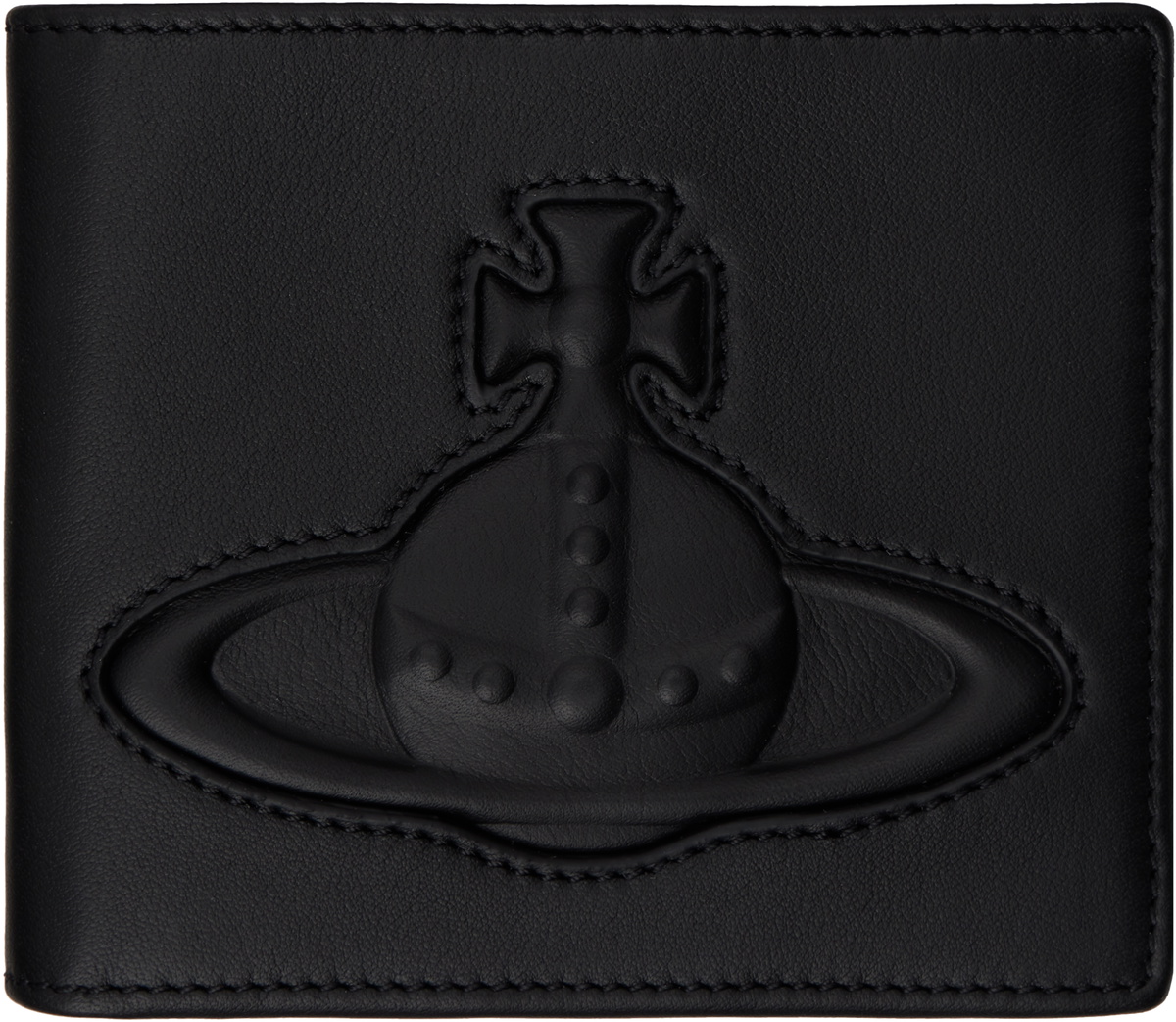 Vivienne Westwood Black Billfold Wallet Vivienne Westwood
