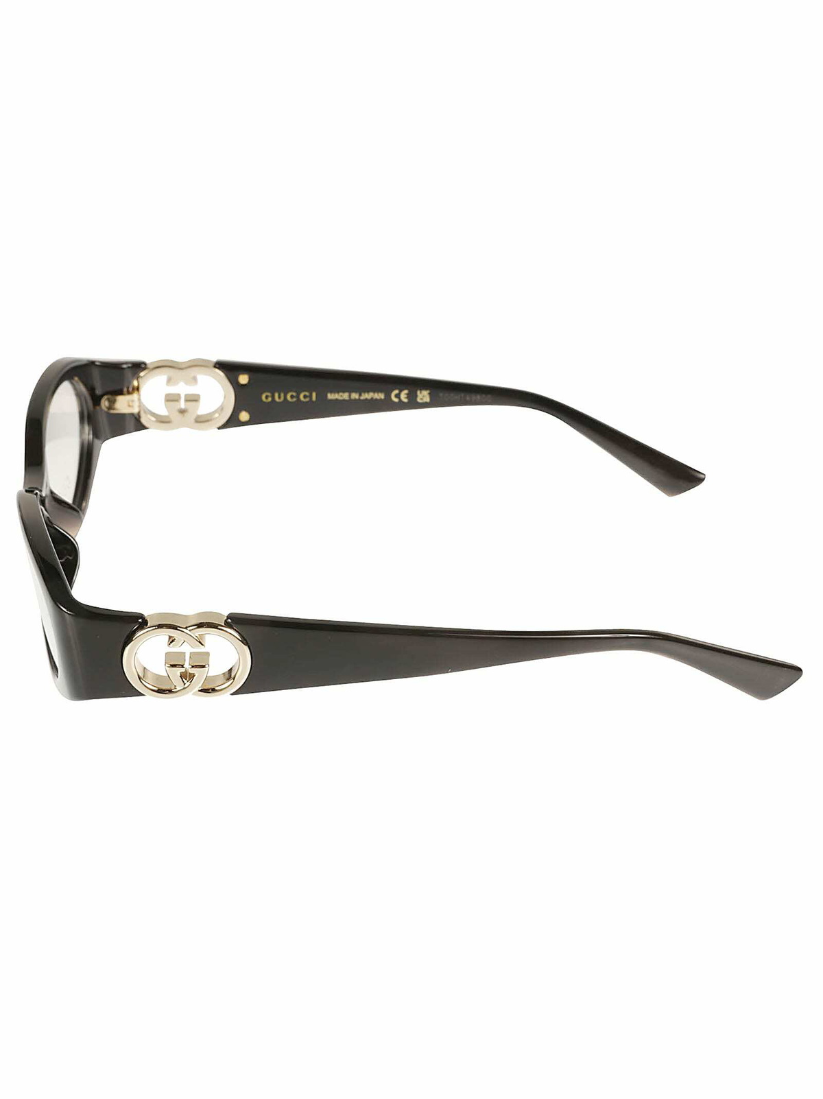 Gucci Eyewear Oval Lens Logo Frame Gucci