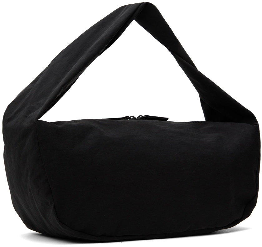 Y's Black Twisted Shoulder Bag Ys
