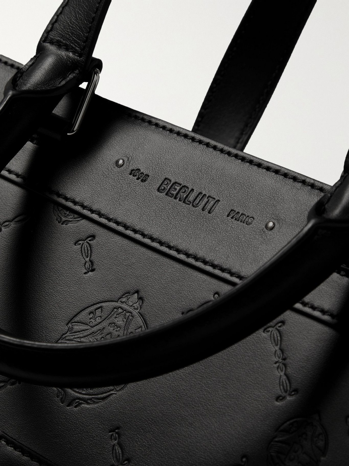 Berluti - Logo-Debossed Leather Tote Bag Berluti