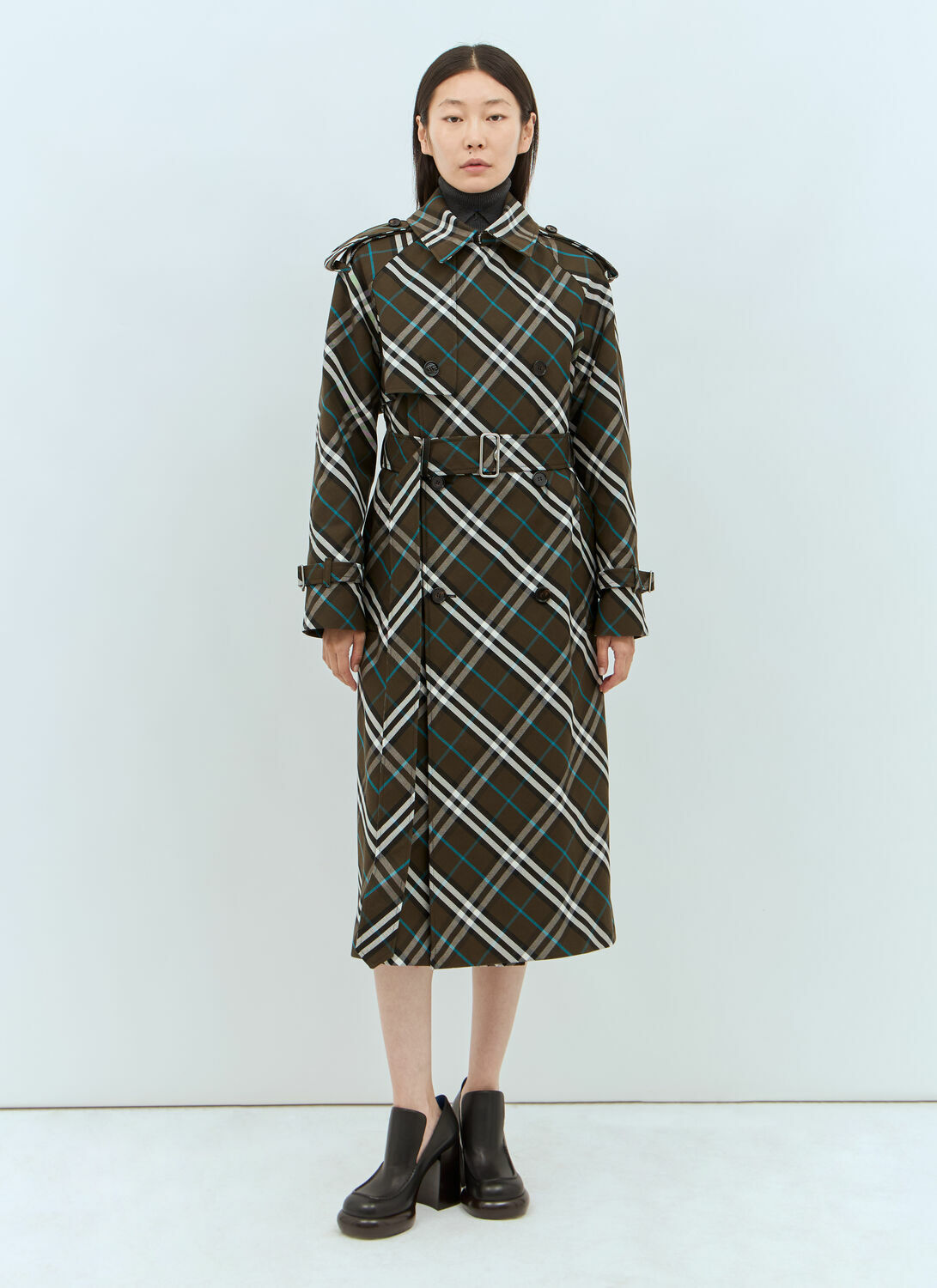 Burberry Check Twill Trench Coat Burberry