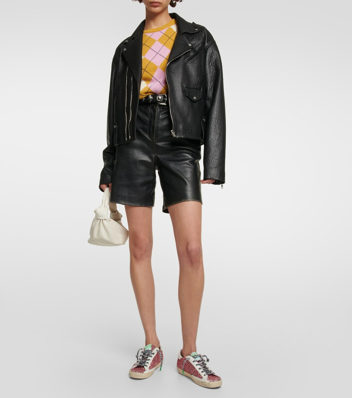 Golden Goose - Leather shorts Golden Goose Deluxe Brand