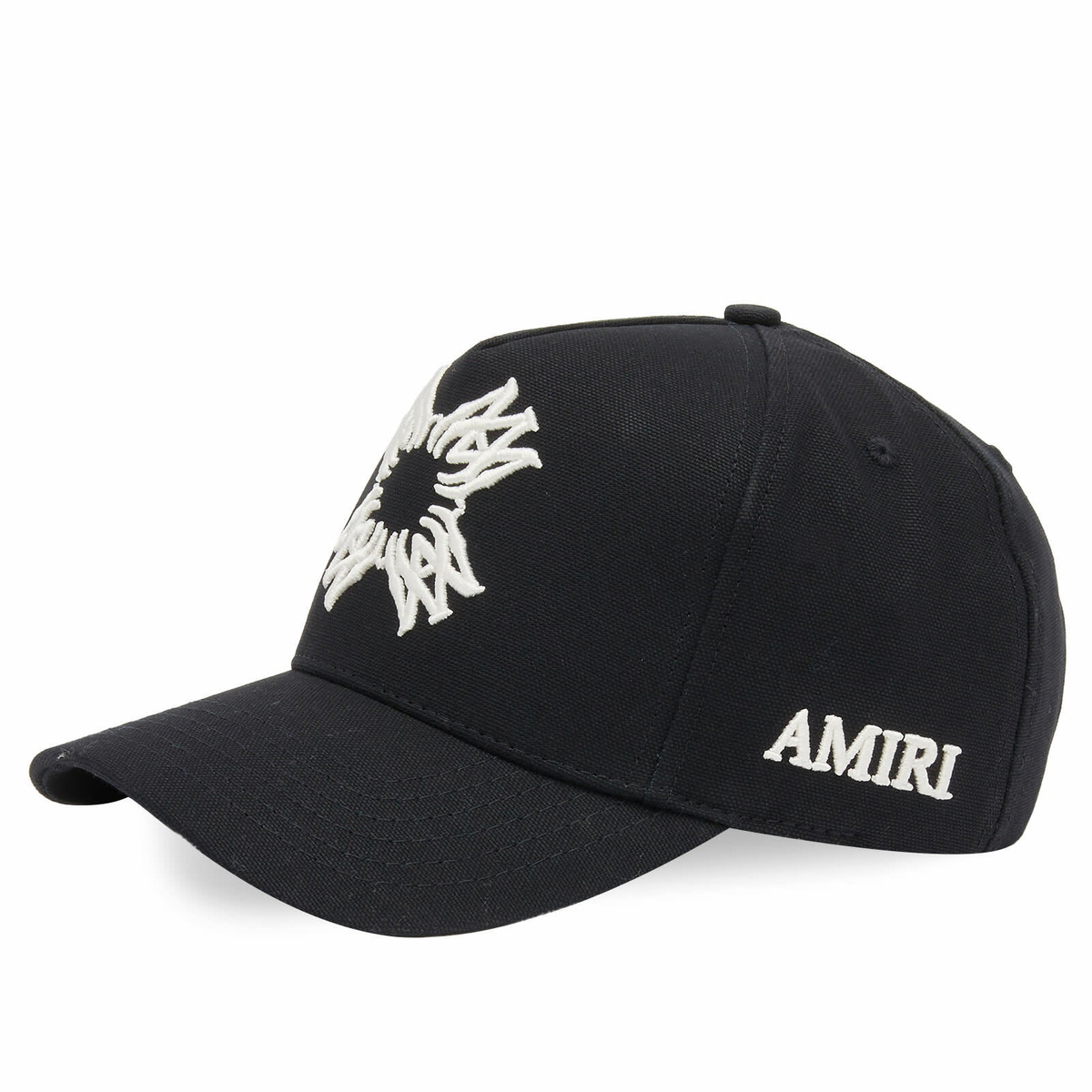 AMIRI Men's MA Quad Canvas Cap in Black Amiri