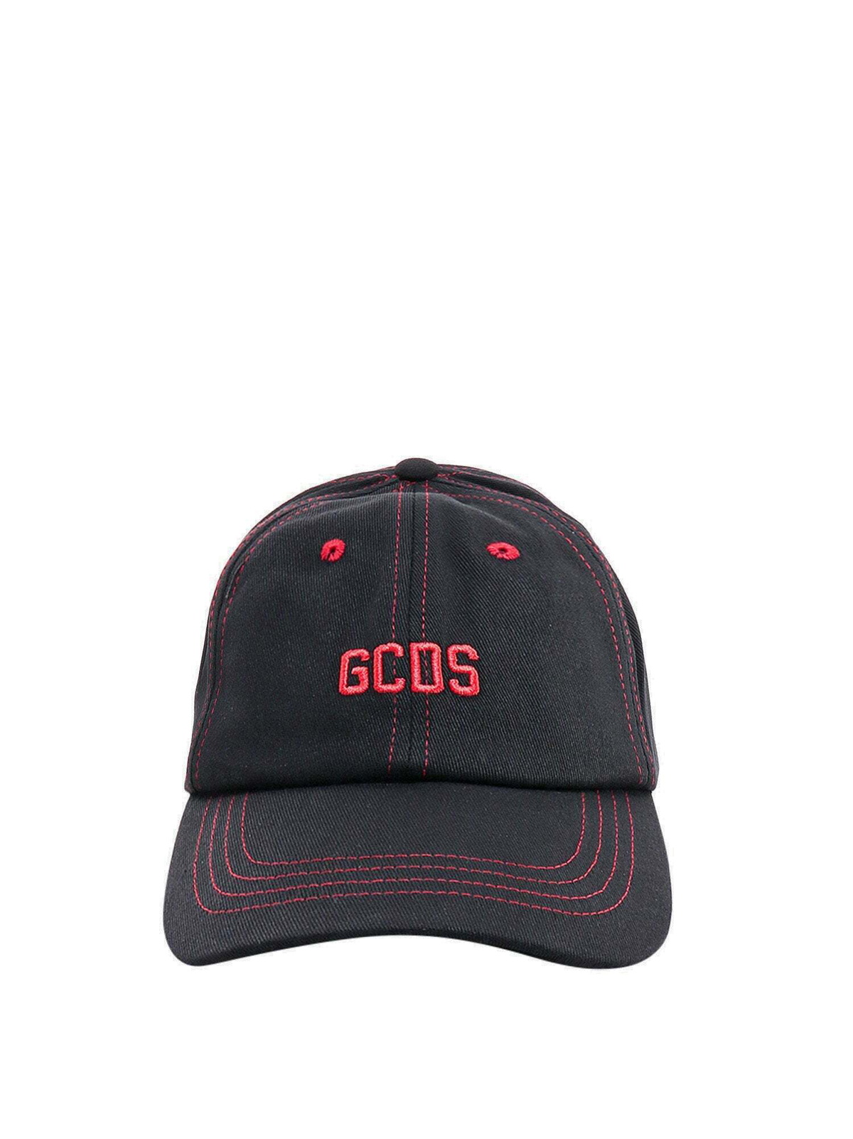 Gcds Hat Black Mens GCDS