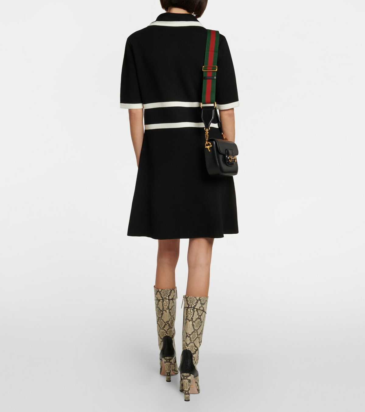 Gucci - Embroidered wool minidress Gucci