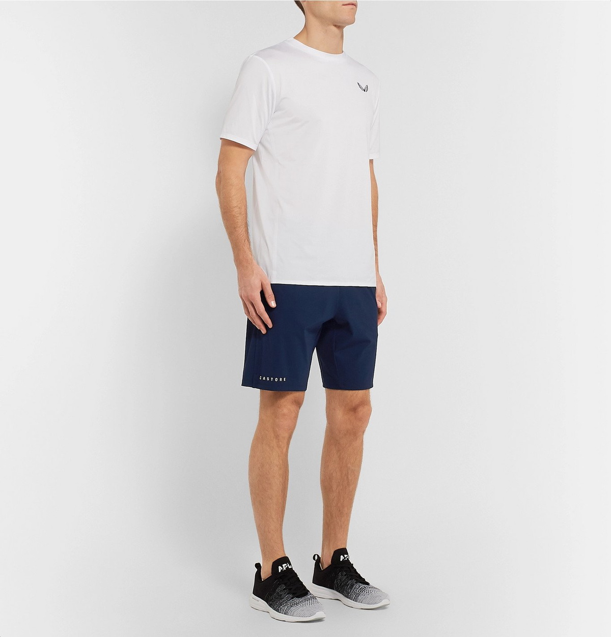 CASTORE - Reuben Stretch Tech-Jersey Shorts - Blue CASTORE