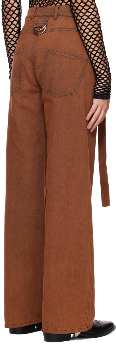 Parnell Mooney SSENSE Exclusive Red Overdyed Jeans