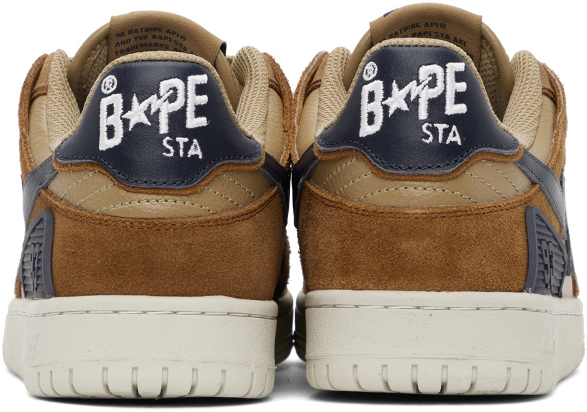 BAPE Brown & Navy SK8 Sta #4 M1 Sneakers A Bathing Ape