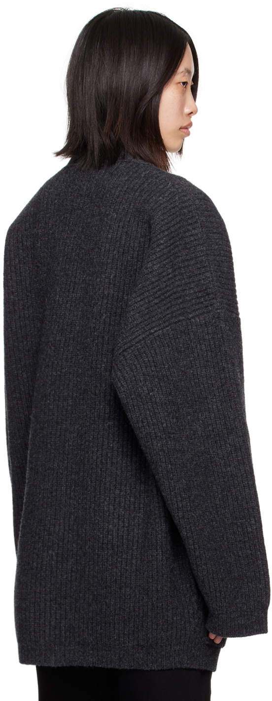 LEMAIRE Gray Felted Jacket Lemaire
