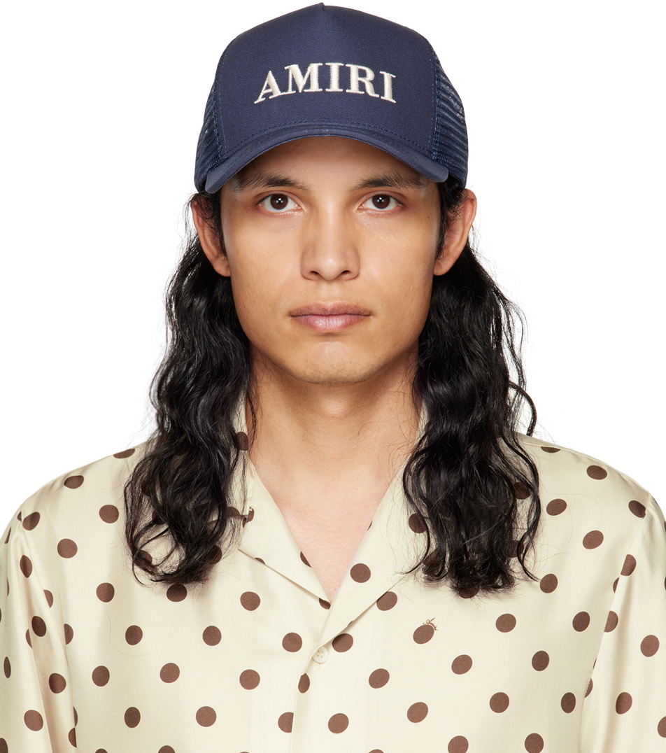 AMIRI Navy Trucker Cap Amiri