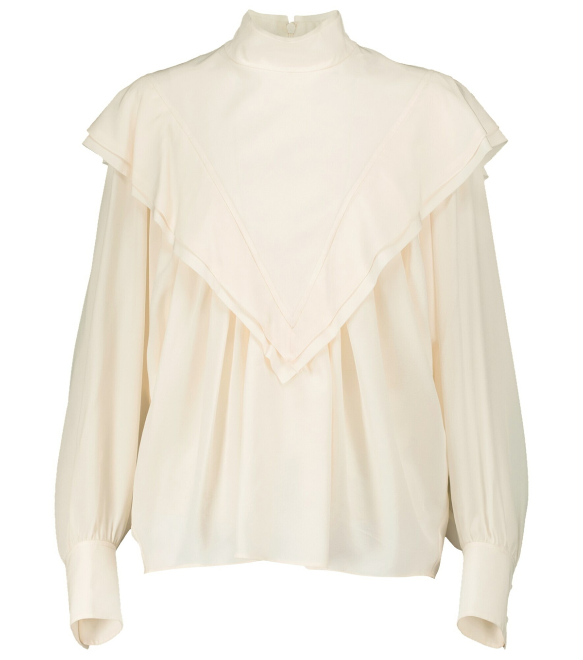 Chloe - Ruffled silk crêpe blouse Chloe