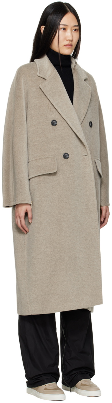 Max Mara Taupe Ethel Coat Max Mara