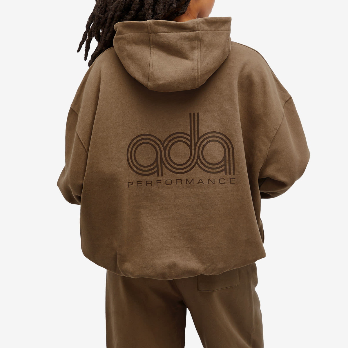 Adanola Women's Performance Oversized Hoodie in Brown Adanola