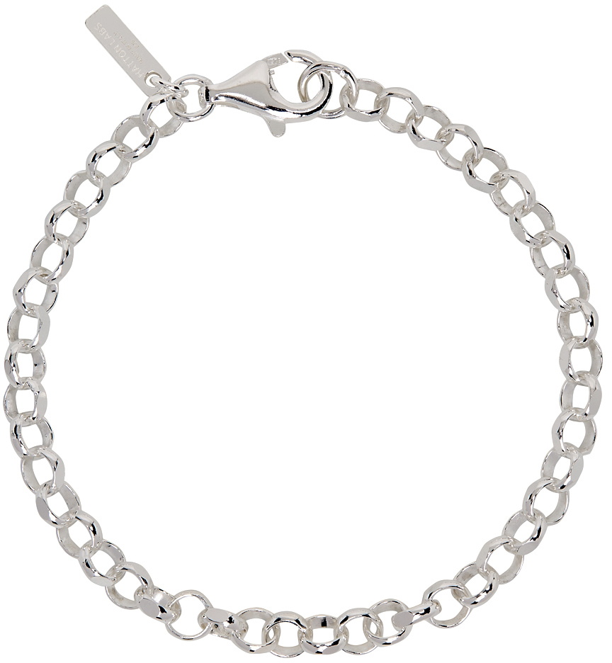 Hatton Labs Silver Diamond Cut Belcher Bracelet Hatton Labs