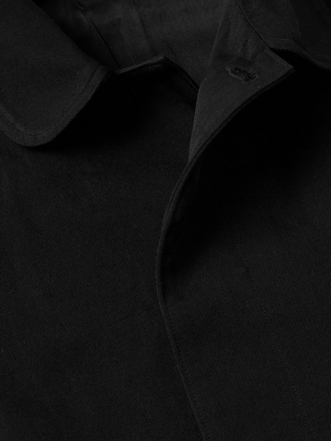Visvim - Balmat Wool and Linen-Blend Twill Coat - Black Visvim