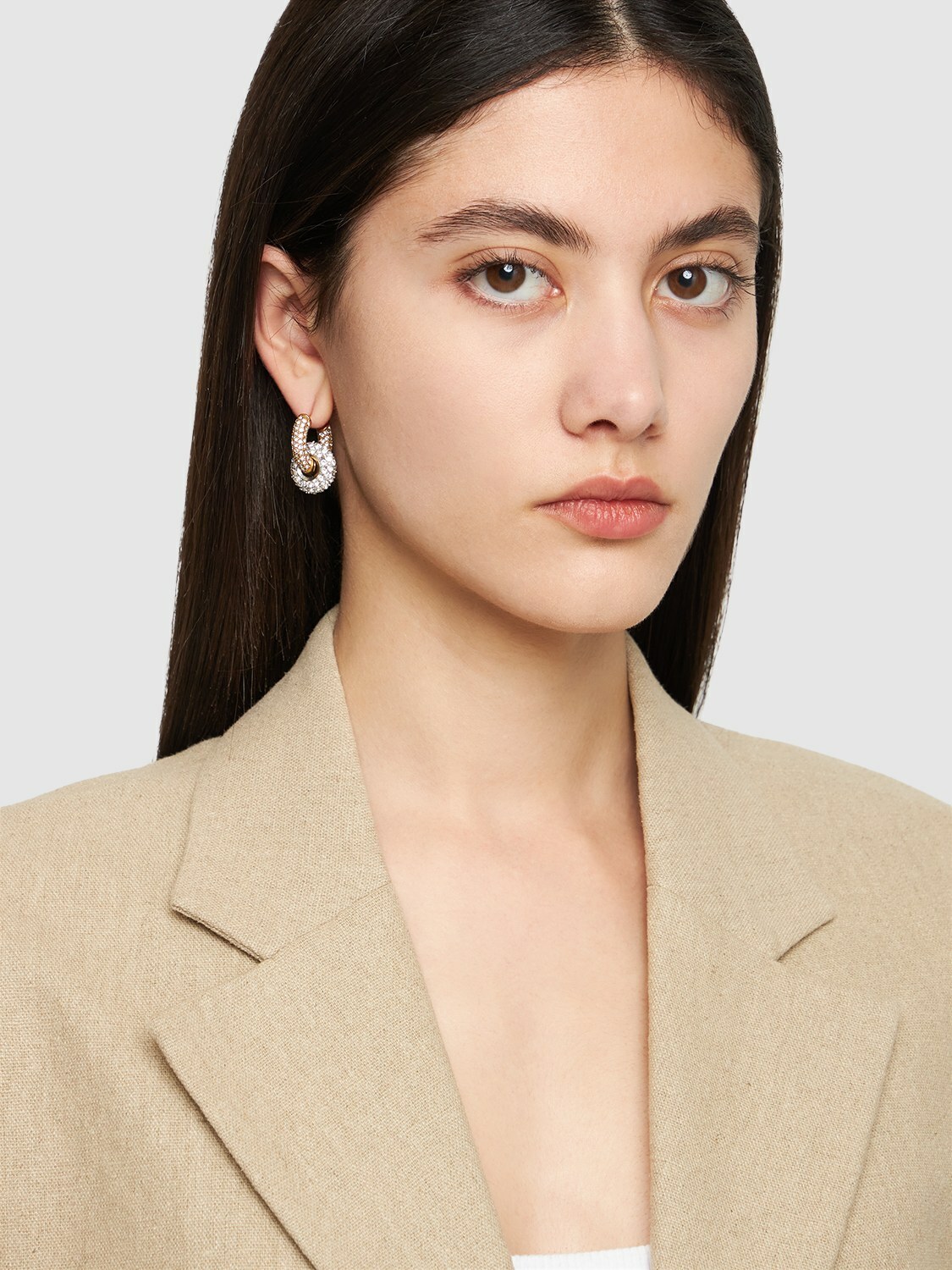 TIMELESS PEARLY - Mismatched Crystal Earrings Timeless Pearly