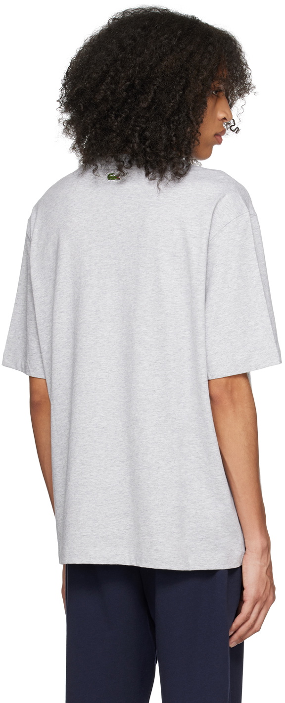 Lacoste Gray Printed T-Shirt Lacoste