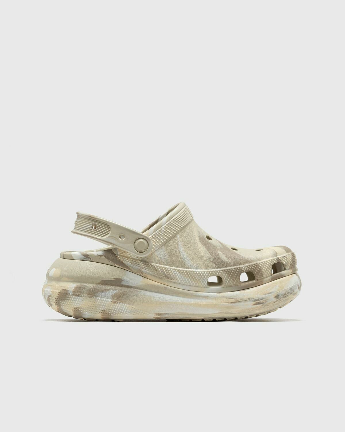 Crocs Classic Crush Marbled Clog Beige Sandals & Slides Crocs