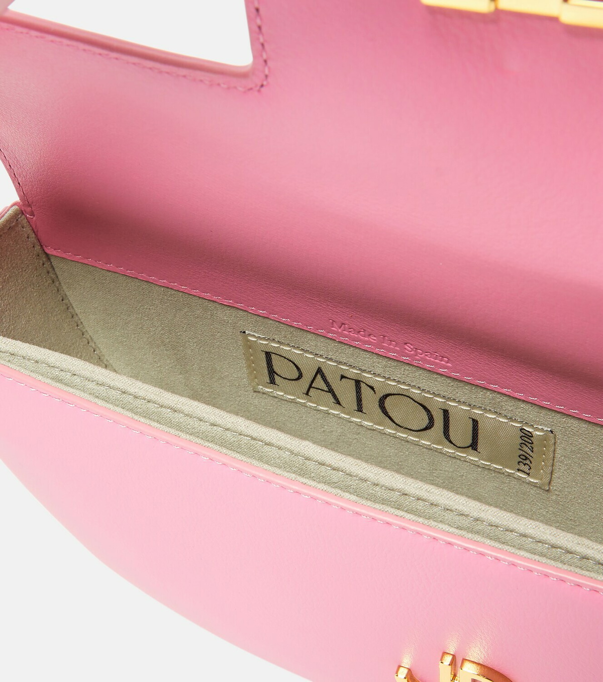 Patou Le Petit Patou Small leather crossbody bag Patou