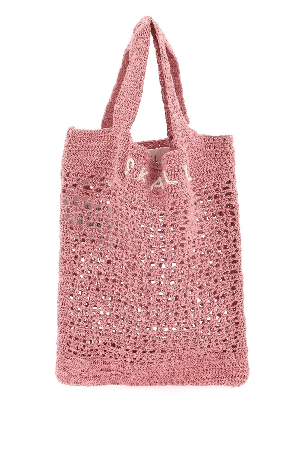 SKALL STUDIO evalu crochet handbag in 9 Pink Skall Studio