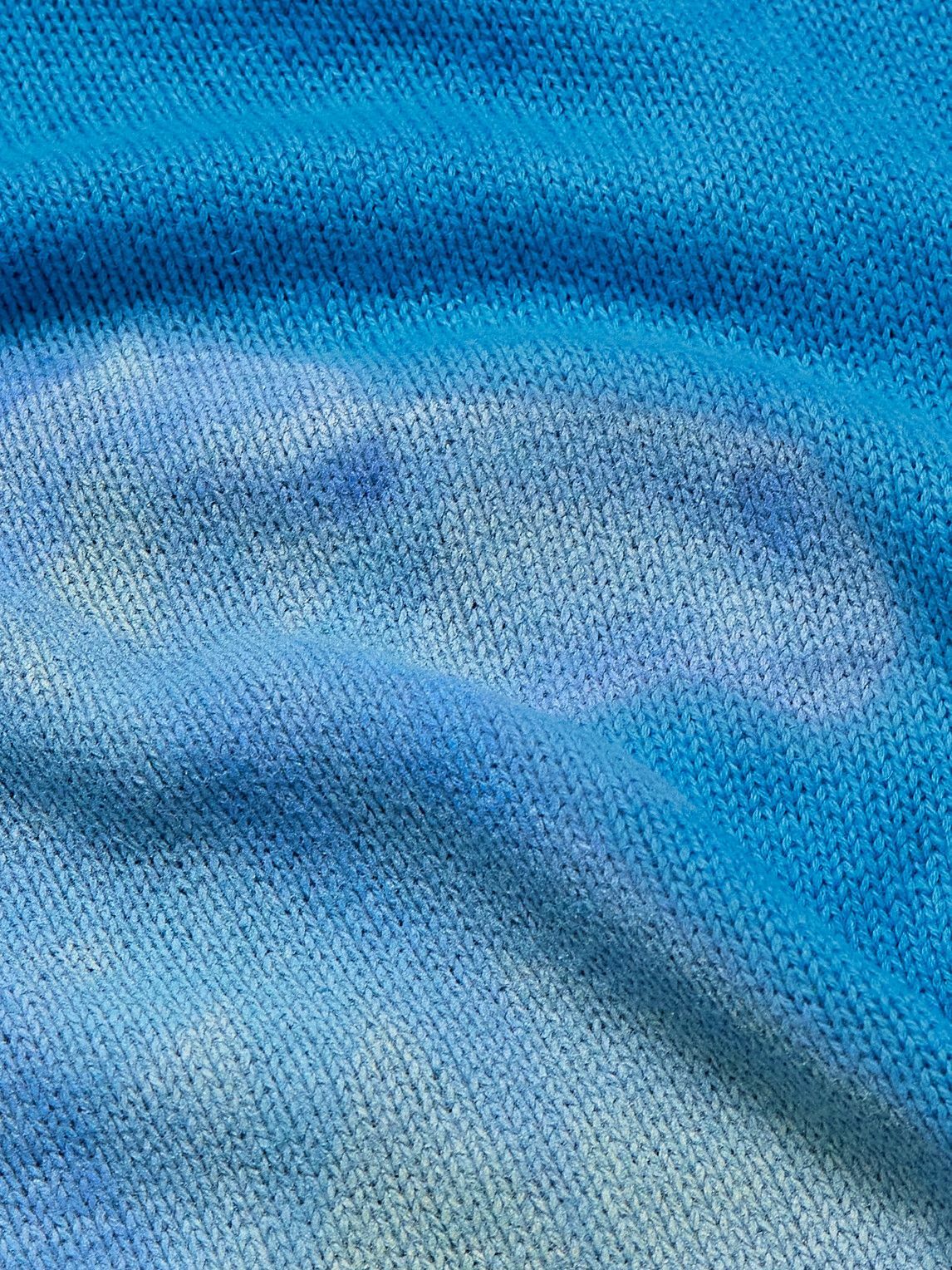 POLITE WORLDWIDE® - Printed Hemp and Cotton-Blend Sweater - Blue POLITE ...
