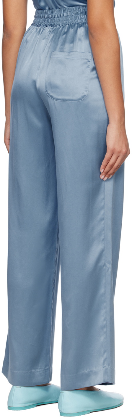 Loulou Studio Blue Soma Lounge Pants Loulou Studio