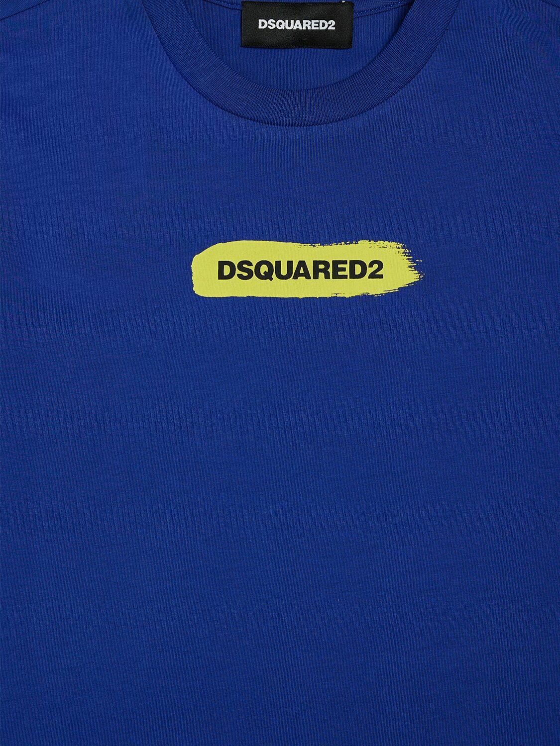DSQUARED2 Logo Print Cotton Jersey T-shirt Dsquared2