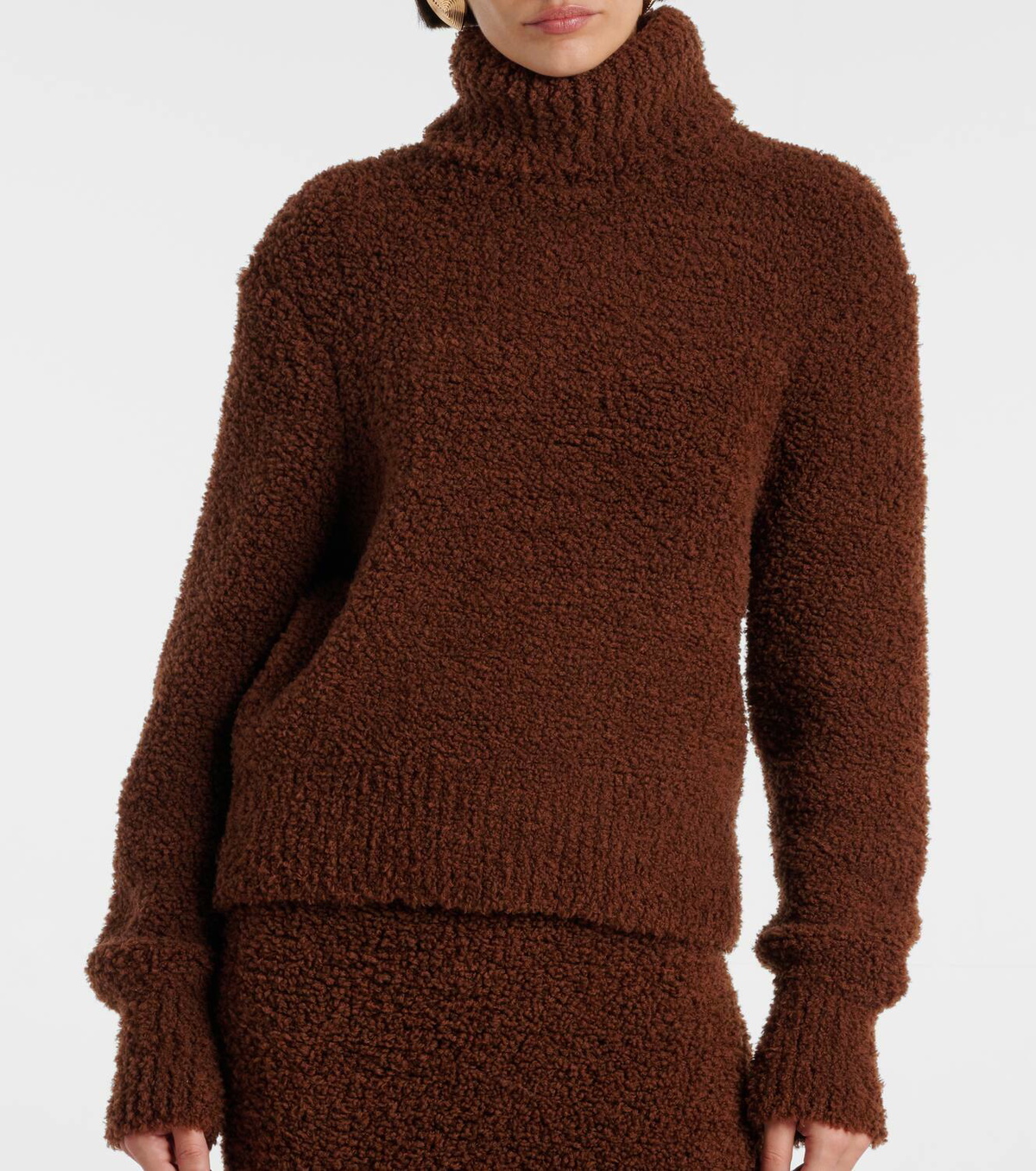 Self-Portrait Wool-blend turtleneck sweater Self-Portrait