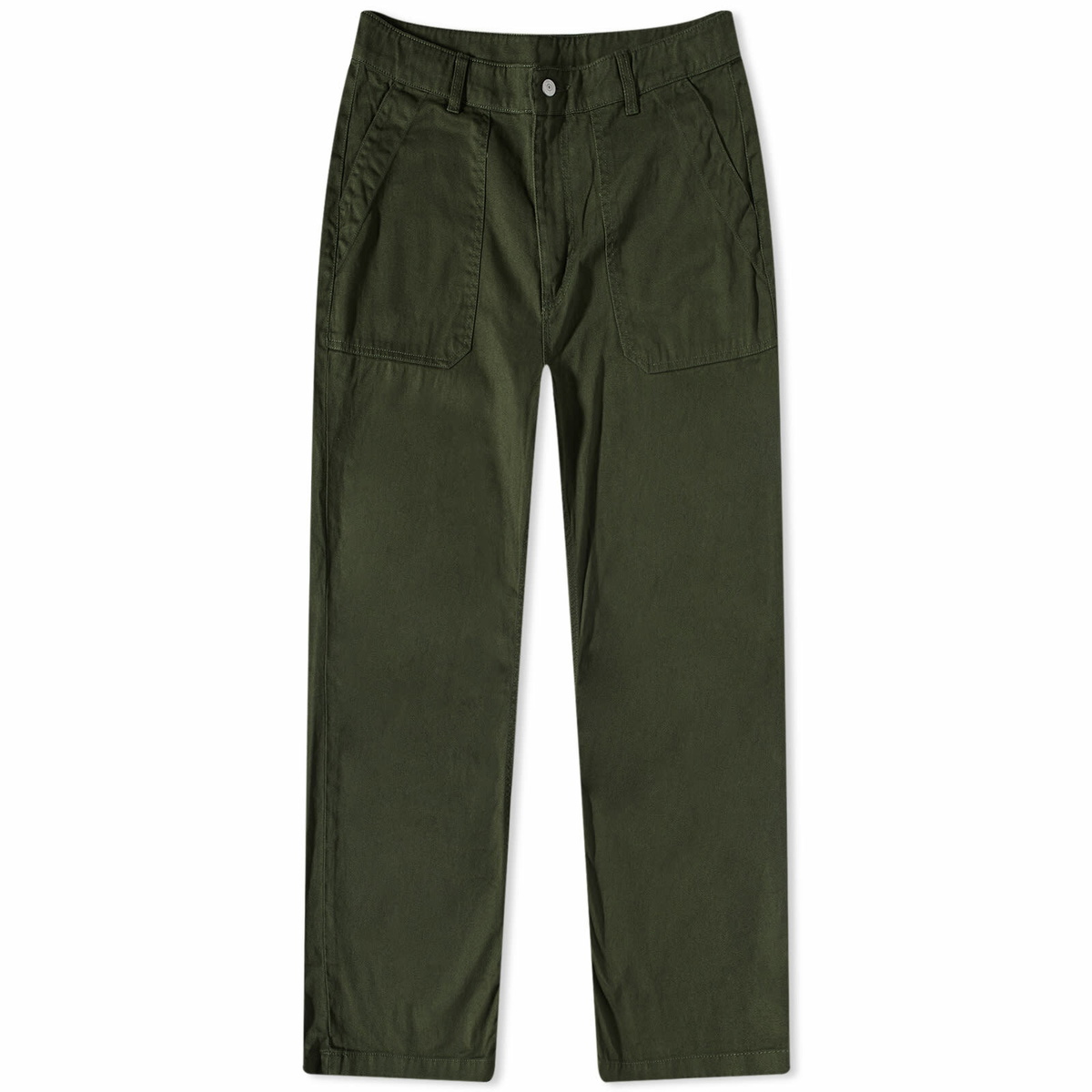 Uniform Bridge Men's Cotton Wide Fatigue Pants in Olive Uniform Bridge