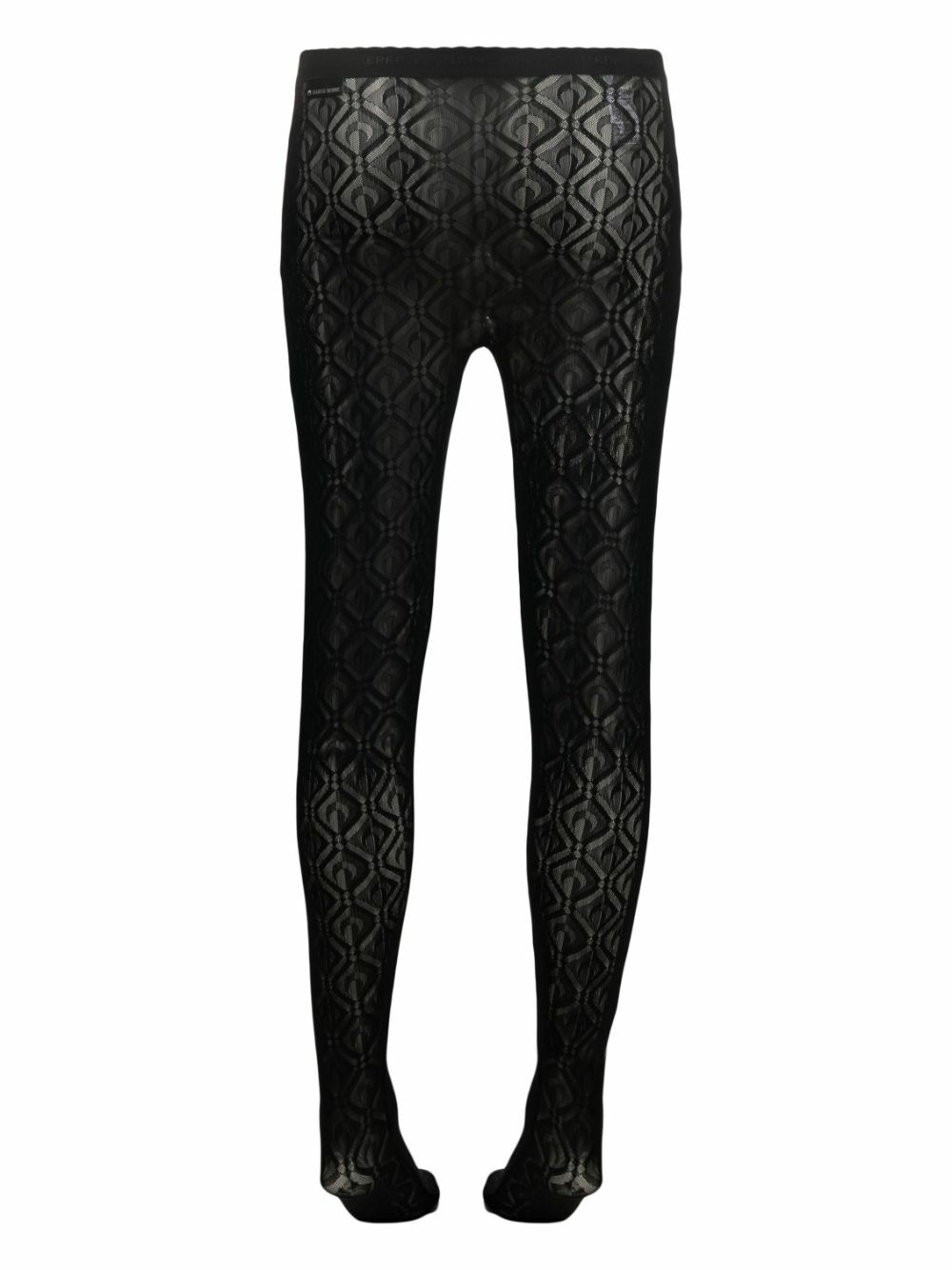 MARINE SERRE - Moonogram Mesh Tights Marine Serre