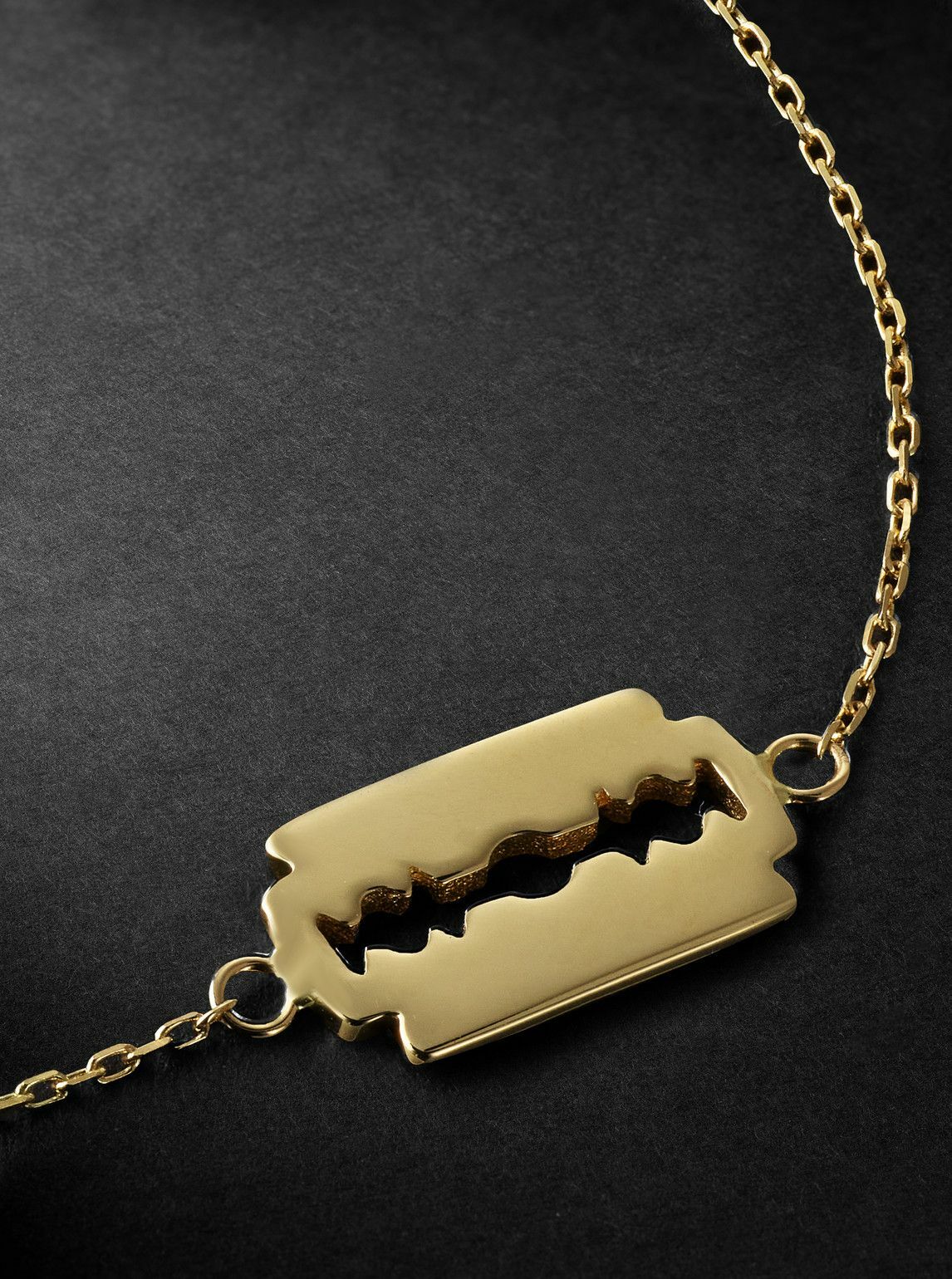 Mateo - Mini Razor Blade Gold Bracelet Mateo